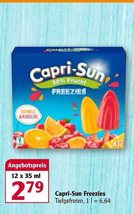 Capri-sun Freezies Angebot bei Globus - 1Prospekte.de