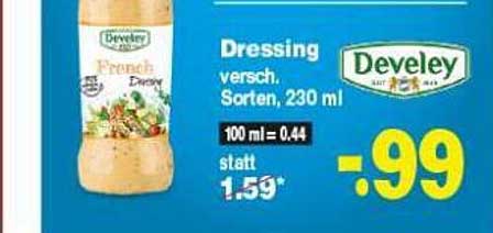 Develey Dressing Angebot bei Repo Markt - 1Prospekte.de