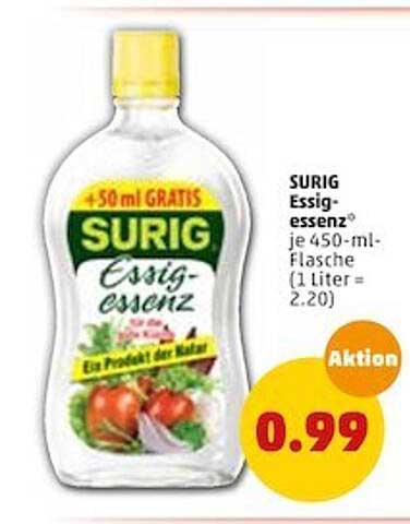 Surig Essigessenz Angebot bei EDEKA