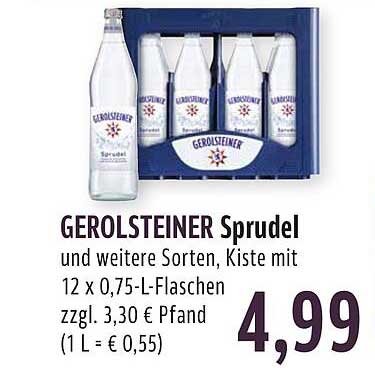 Gerolsteiner Sprudel Angebot bei BUNGERT - 1Prospekte.de