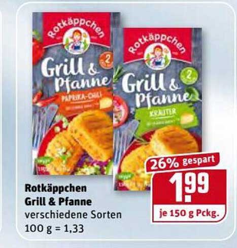 Rotkäppchen Grill & Pfanne Angebot bei REWE Kaufpark - 1Prospekte.de