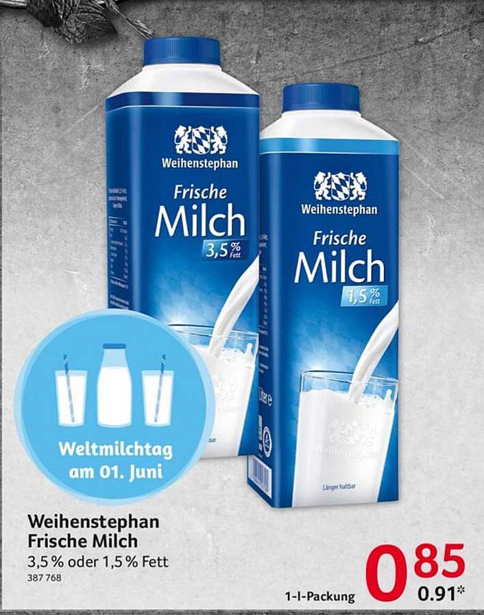 Weihenstephan Frische Milch Angebot bei Selgros - 1Prospekte.de