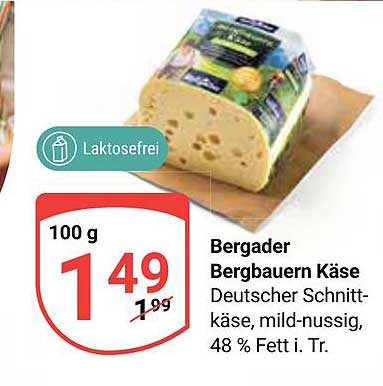 Bergader Bergbauern Käse Angebot bei Globus - 1Prospekte.de