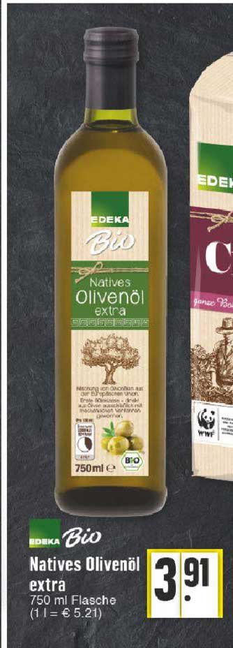 Edeka Bio Natives Olivenöl Extra Angebot bei EDEKA - 1Prospekte.de