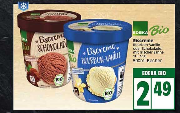 Edeka Bio Eiscreme Angebot bei EDEKA - 1Prospekte.de