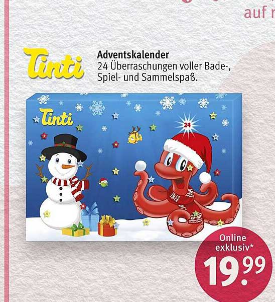 Adventskalender Tinti Angebot bei ROSSMANN