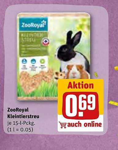 Zooroyal Kleintierstreu Angebot bei REWE Kaufpark - 1Prospekte.de