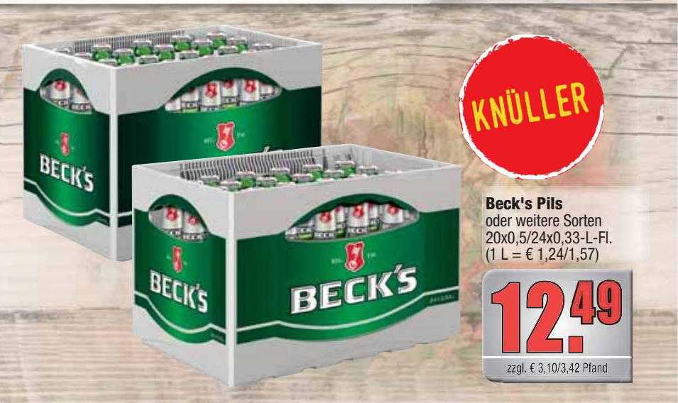 Beck's Pils Angebot bei Alldrink
