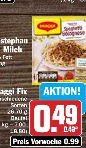 Maggi Fix Angebot bei Hit