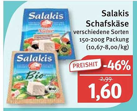 Salakis Schafskäse Angebot bei Feneberg - 1Prospekte.de
