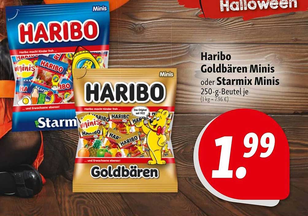 Haribo Goldbären Minis Oder Starmix Minis Angebot bei Nah&frisch ...