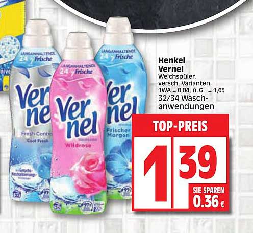 Henkel Vernel Angebot bei EDEKA - 1Prospekte.de