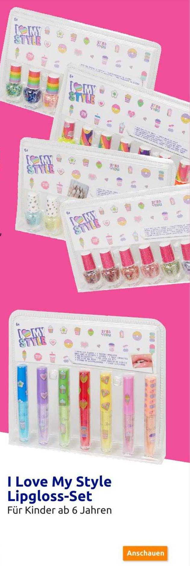 I Love My Style Lipgloss-set Angebot bei Action - 1Prospekte.de