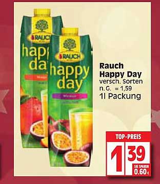 Rauch Happy Day Angebot bei EDEKA - 1Prospekte.de