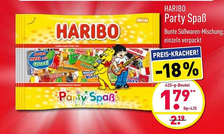 Haribo Party Spaß Angebot bei ALDI Nord - 1Prospekte.de