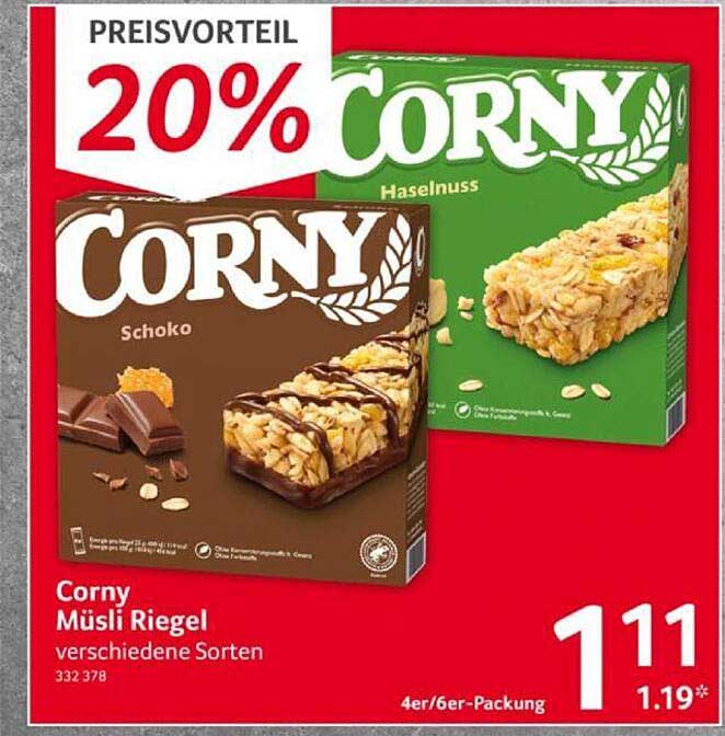 Corny Müsliriegel Angebot bei ALDI Nord