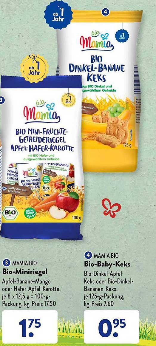 Bio Miniriegal, Bio Baby Keks Angebot bei ALDI SÜD - 1Prospekte.de