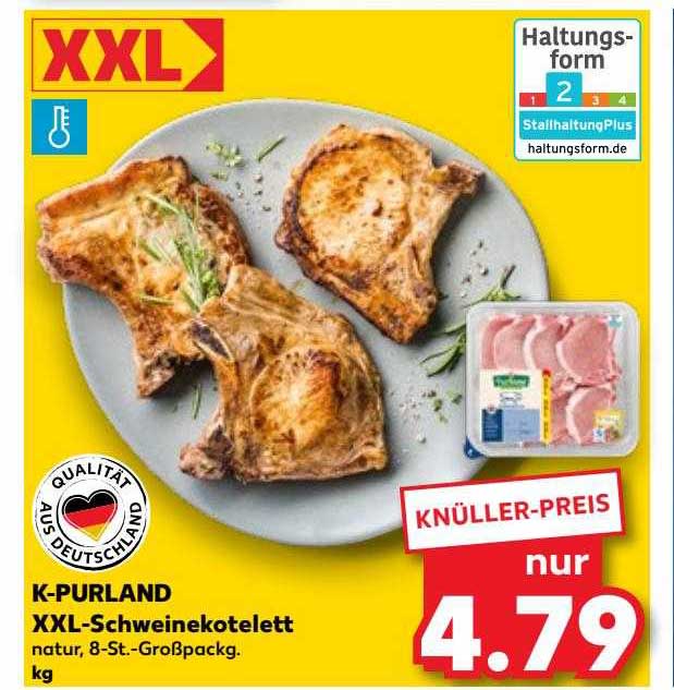 K-purland XXL-schweinekotelett Angebot bei Kaufland - 1Prospekte.de