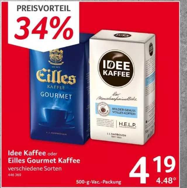 Idee Kaffee Oder Eilles Gourmet Kaffee Angebot bei Selgros