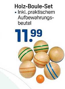 Holz-boule-set Angebot bei ROSSMANN - 1Prospekte.de