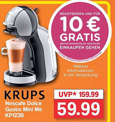Krups Nescafe Dolce Gusto Mini Me Kp123b Angebot bei Famila Nordwest ...