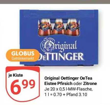 Original Oettinger Oetea Eistee Pfirsich Oder Wassermelone Angebot bei ...