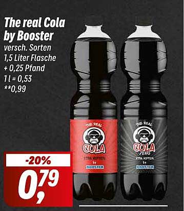 The Real Cola By Booster Angebot bei Simmel - 1Prospekte.de