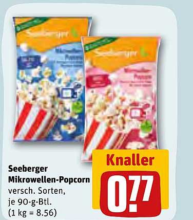Seeberger Mikrowellen-popcorn Angebot bei REWE - 1Prospekte.de