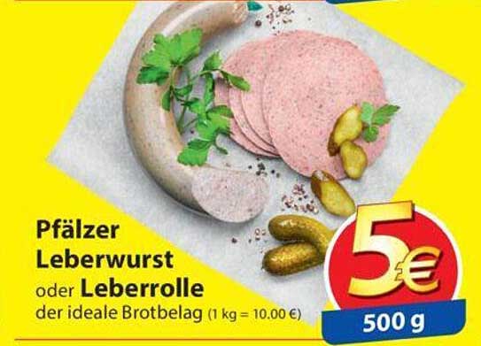 Pfälzer Leberwurst Oder Leberrolle Angebot bei Fielmann - 1Prospekte.de