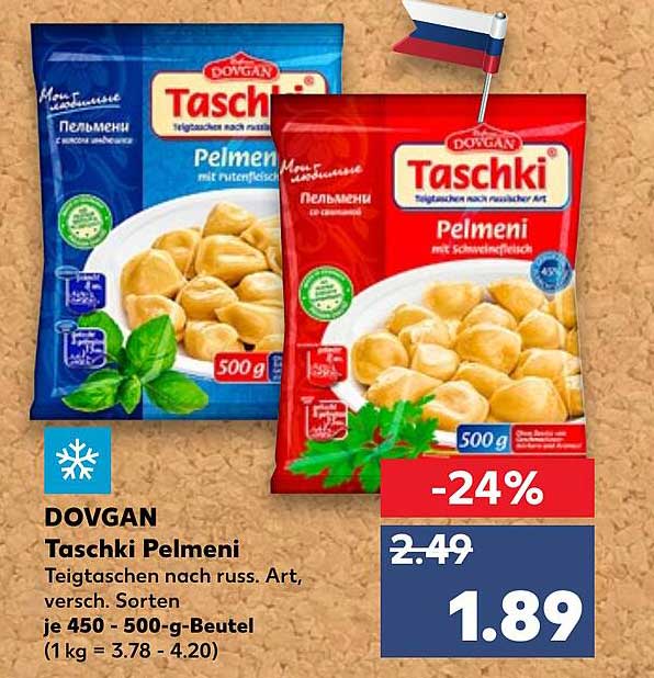 Dovgan Taschki Pelmeni Angebot bei Kaufland - 1Prospekte.de