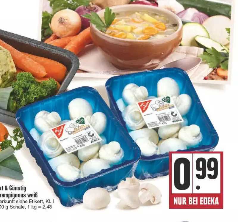 Gut & Günstig Champignons Weiß Angebot bei EDEKA