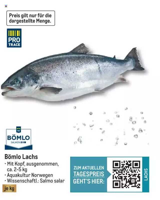 Bömlo Lachs Angebot bei METRO - 1Prospekte.de