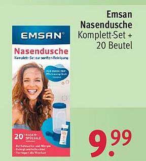 Emsan Nasendusche Angebot bei ROSSMANN - 1Prospekte.de