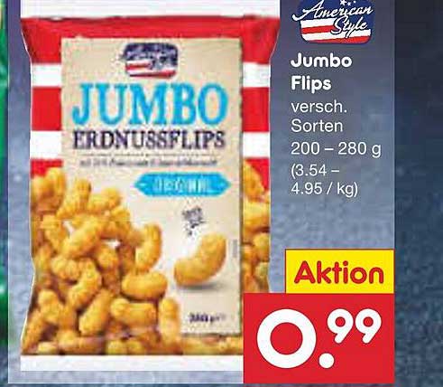 American Style Jumbo Flips Angebot bei Netto Marken-Discount ...