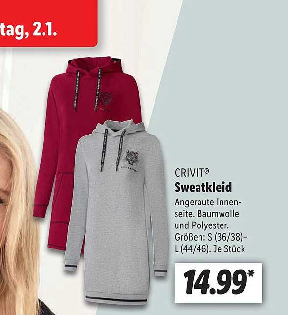 Crivit Sweatkleid Angebot Bei Lidl 1prospekte De
