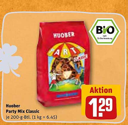 Huober Party Mix Classic Angebot bei REWE Kaufpark - 1Prospekte.de