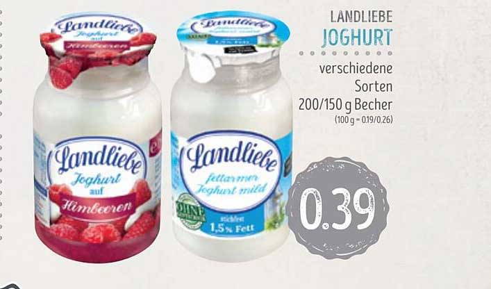 Landliebe Joghurt Angebot bei Edeka Struve - 1Prospekte.de