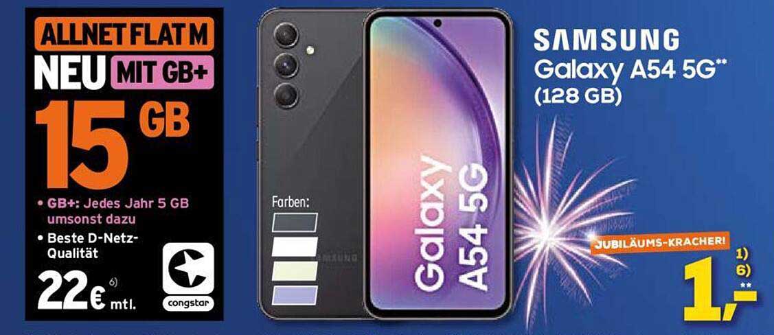 Samsung Galaxy A54 5g Angebot bei Euronics - 1Prospekte.de