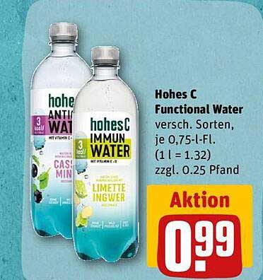 Hohes Functional Water Angebot bei REWE Kaufpark - 1Prospekte.de
