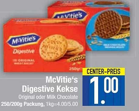 Mcvitie's Digestive Kekse Angebot bei E Center - 1Prospekte.de