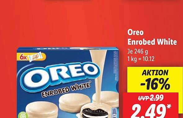 Oreo Enrobed White Angebot bei Lidl - 1Prospekte.de
