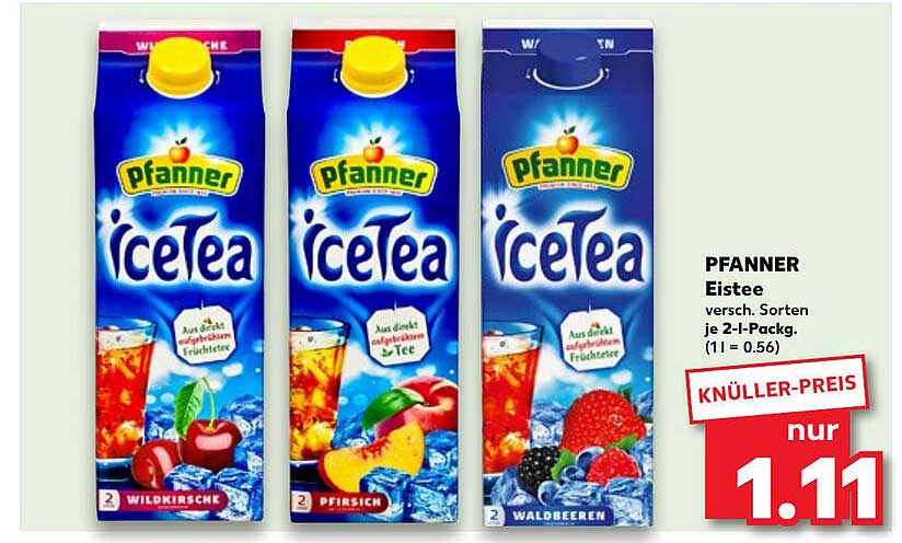Pfanner Eistee Angebot bei Kaufland - 1Prospekte.de