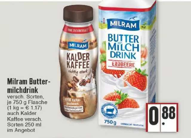 Milram Butter Milchdrink Angebot bei EDEKA - 1Prospekte.de