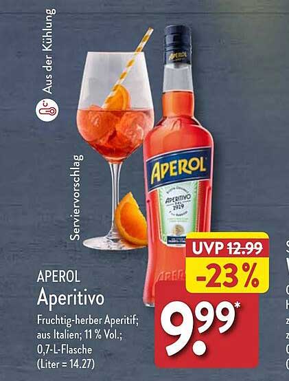 Wunderbar Bei Welchem Discounter Ist Aperol Im Angebot Ebenbild
