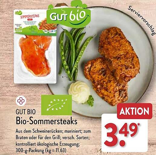 Gut Bio Bio-sommersteaks Angebot bei ALDI Nord - 1Prospekte.de