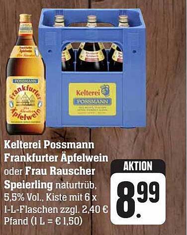 Kelterei Possmann Frankfurter äpfelwein Oder Frau Rauscher Speierling ...