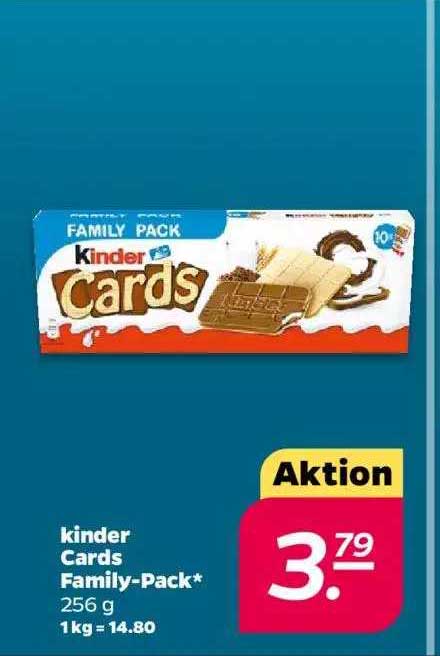 Kinder Cards Family-pack Angebot bei Netto - 1Prospekte.de
