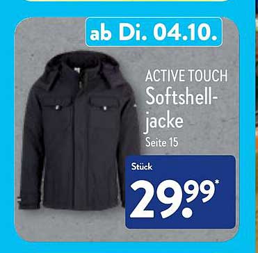 Active Touch Softshell-jacke Angebot bei ALDI Nord - 1Prospekte.de