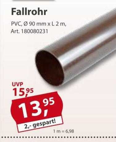 Fallrohr Angebot bei Sonderpreis Baumarkt - 1Prospekte.de