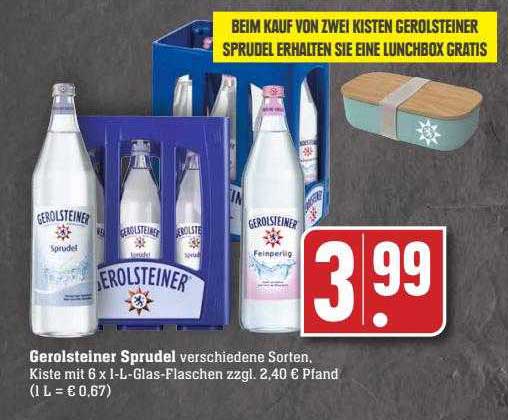 Gerolsteiner Sprudel Angebot bei Scheck In Center